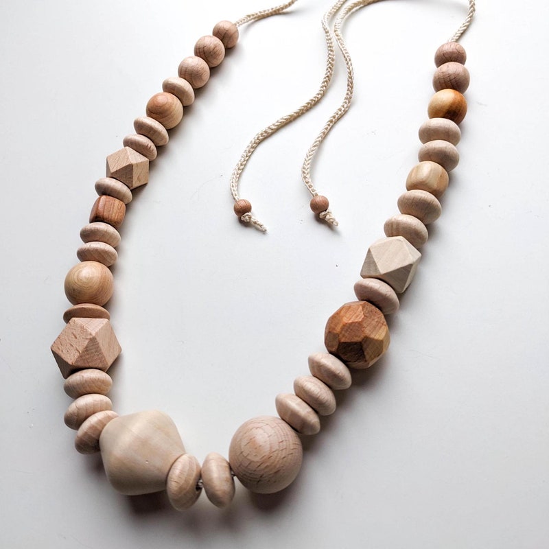 Wood Necklace - Etsy