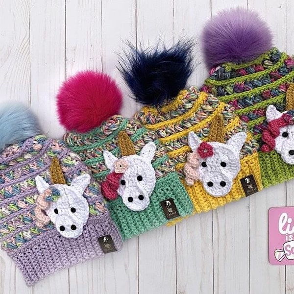 Crochet Unicorn Hat - Etsy
