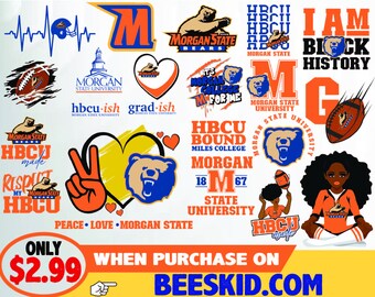 Morgan State Svg - Etsy