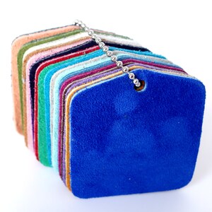 Suede Leather Swatch Samples - Etsy