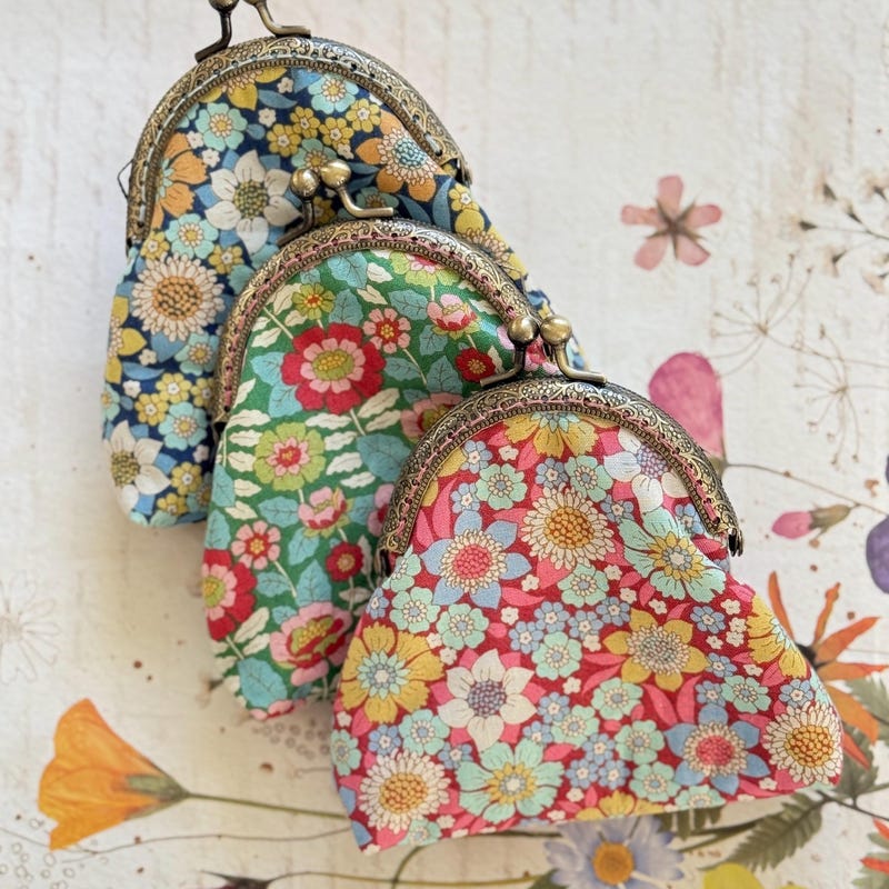 Floral Coin Purse Clasp - Etsy