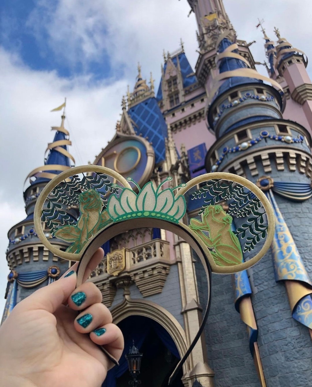 Princess and the Frog Ears| 3D Printed Mouse Ears | Mouse Ear Headband ...