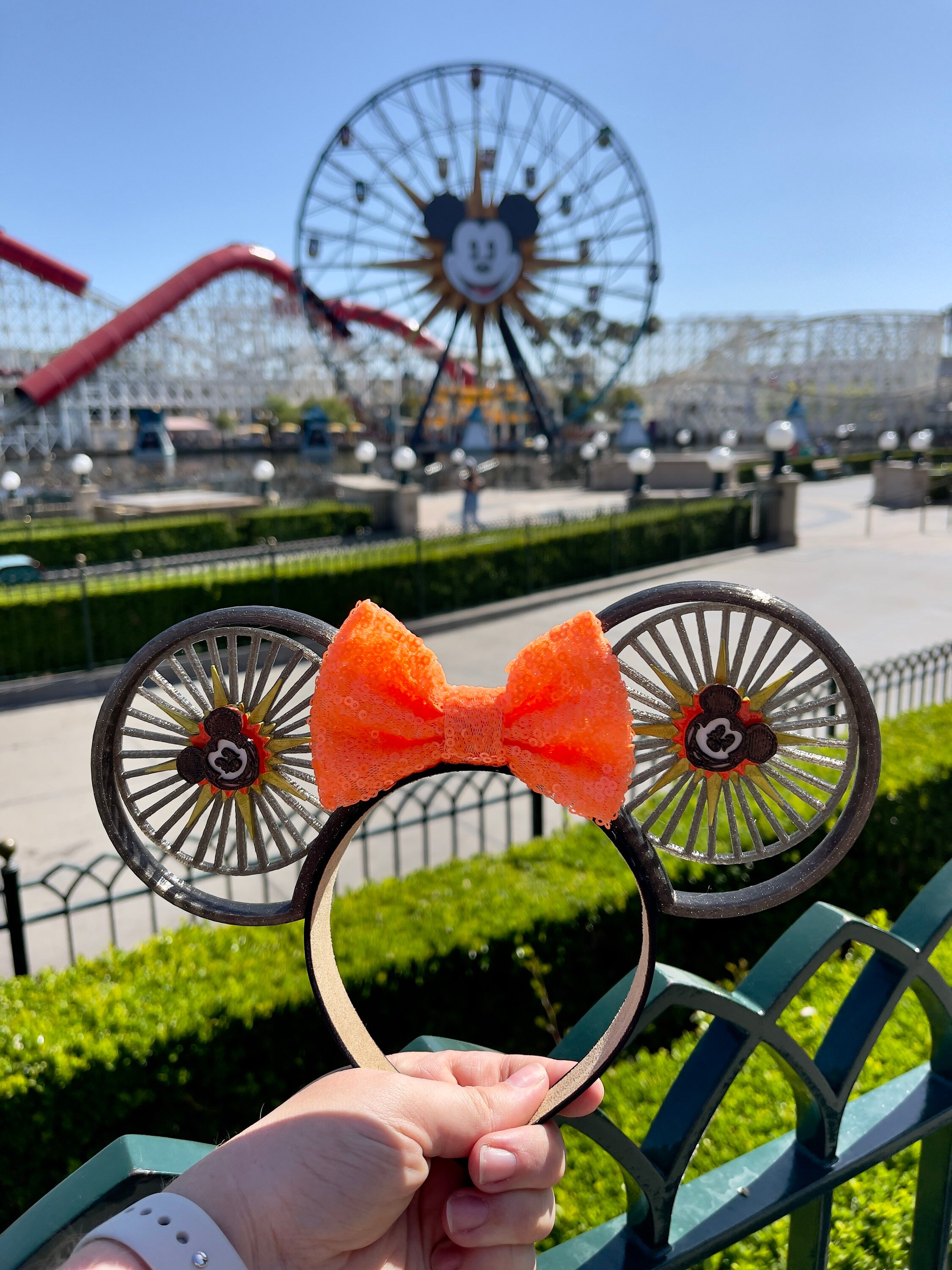 Mickeys Fun Wheel Ears 3D Printed Mouse Ears Mouse Ear - Etsy