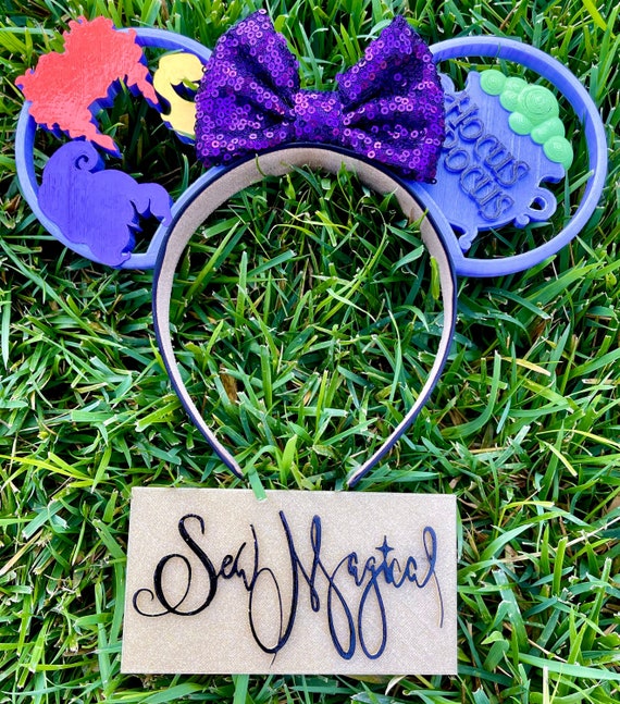 Hocus Pocus Ears 3D Printed Mouse Ears Mouse Ear Headband - Etsy