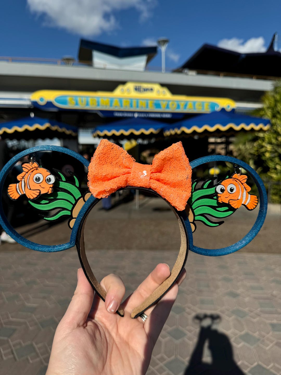 Nemo Dangle Ears 3D Printed Mouse Ears Mouse Ear Headband Disney Ears ...