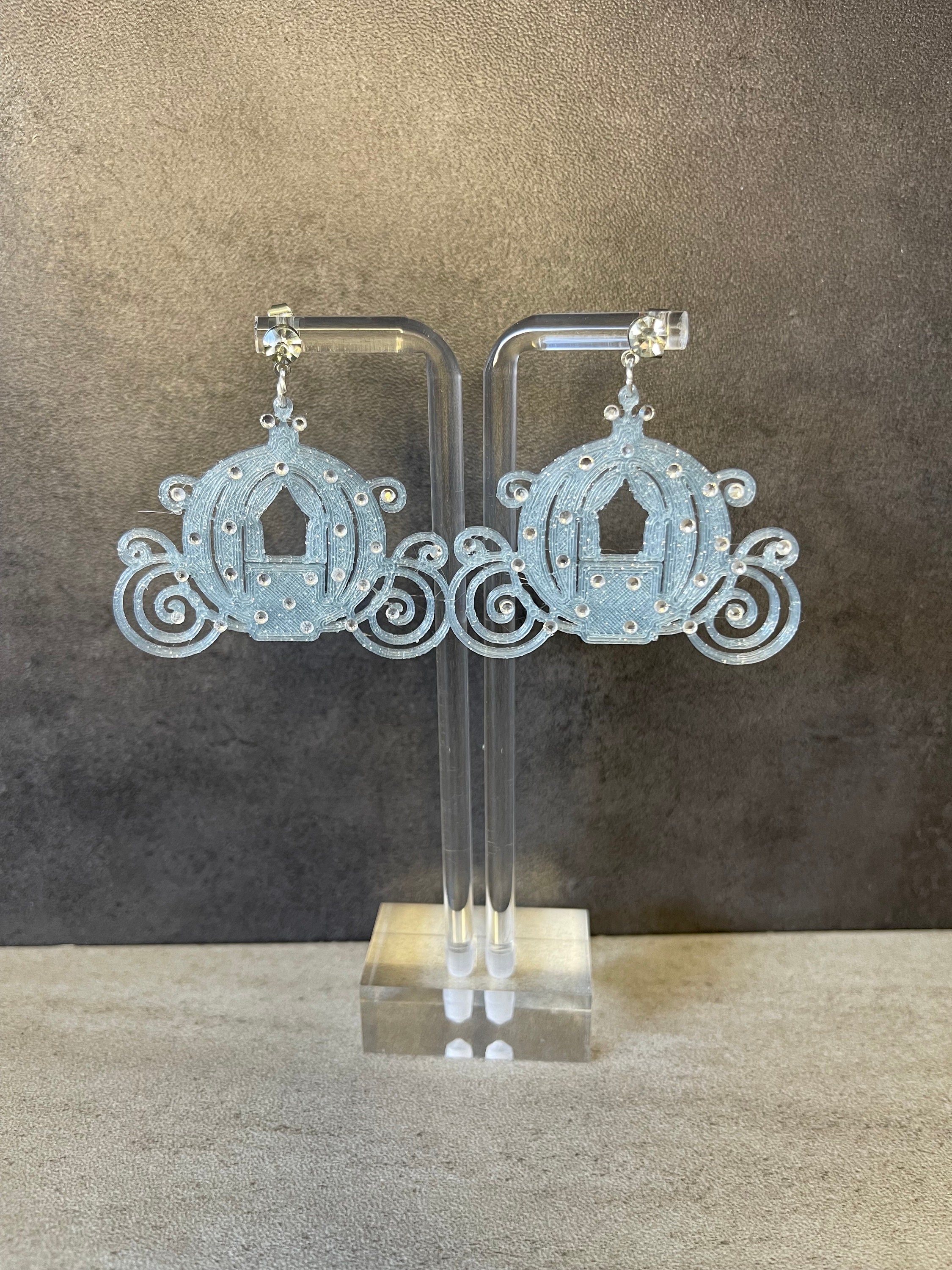 Cinderella carriage earrings store