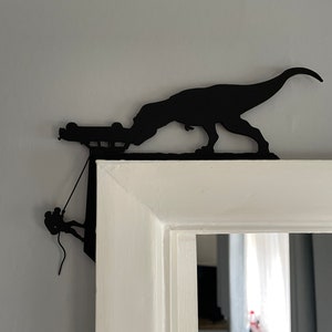 Jurassic Park T-rex Escape Corner Mural - Etsy UK