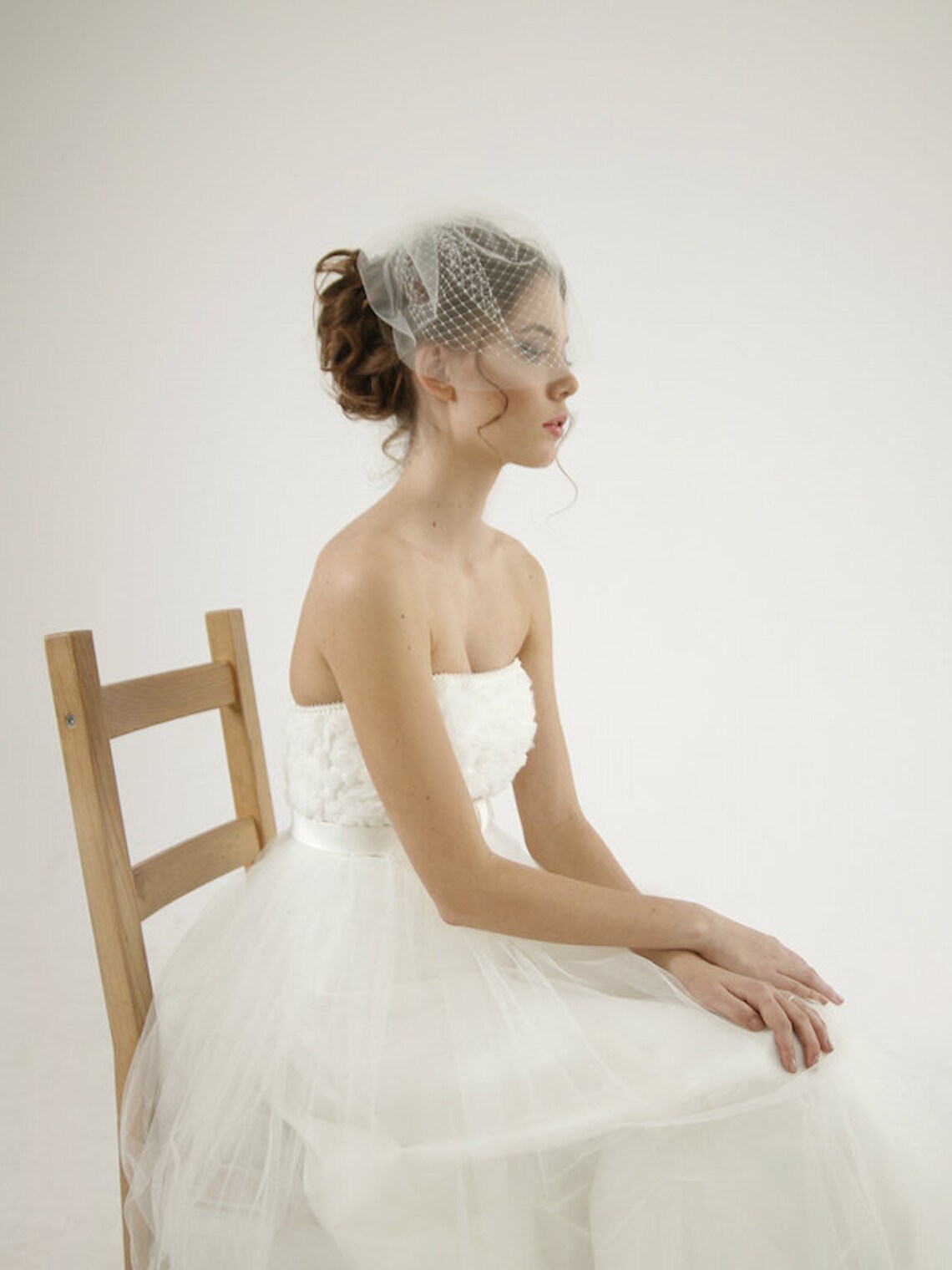 Double Layer Birdcage Wedding Veil Russian Netting Wedding - Etsy