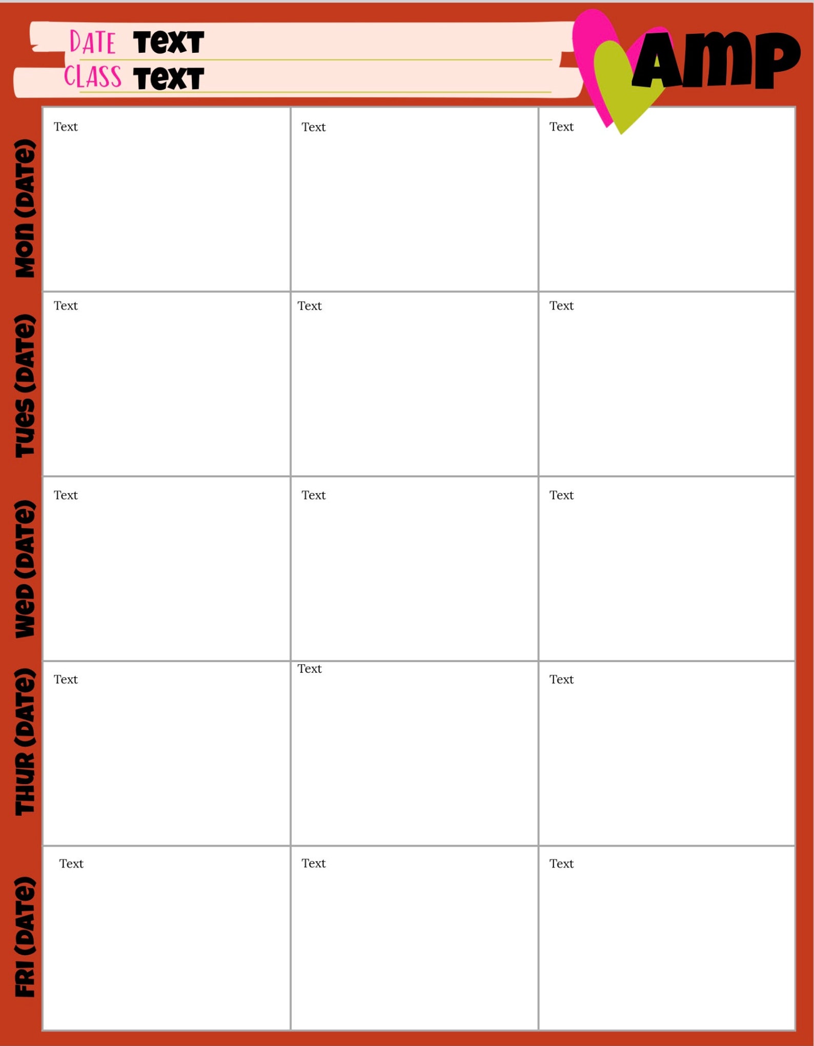 Daily Lesson Plan Editable Google Slides Template - Etsy