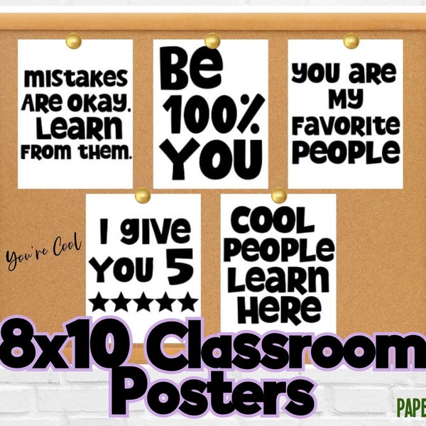 Classroom Posters - Etsy