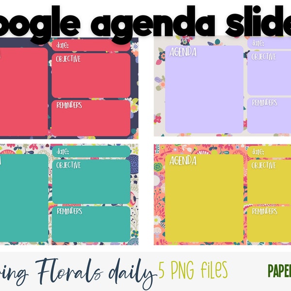 Daily Agenda - Etsy
