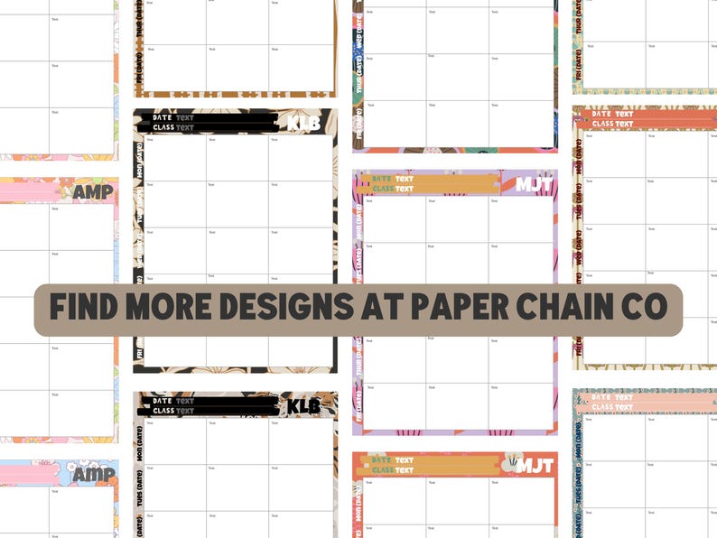 Daily Lesson Plan, Editable, Google Slides Template, Peace & Love Boho ...