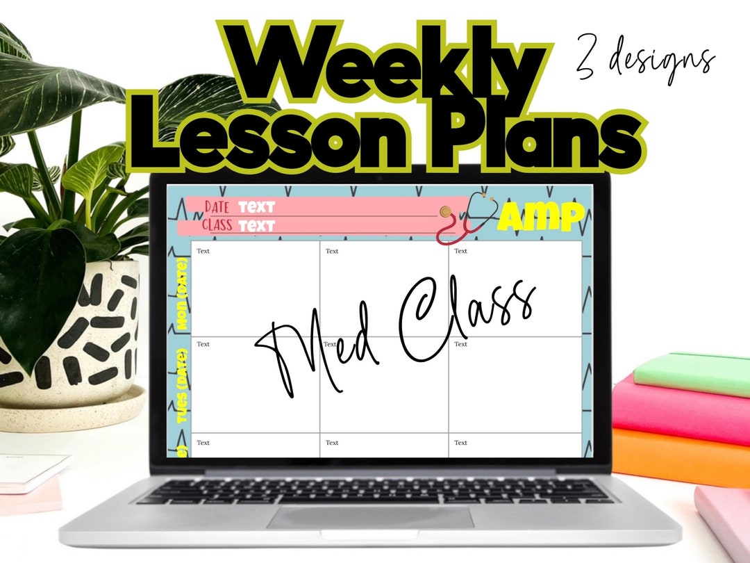 Daily Lesson Plan, Editable, Google Slides Template, Medical Class ...