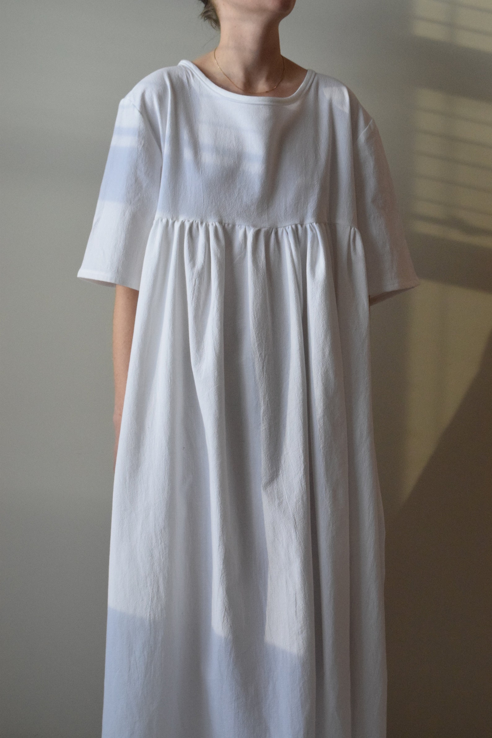 Cotton Gathered Dress Multiple Sizes & Colors - Etsy Canada