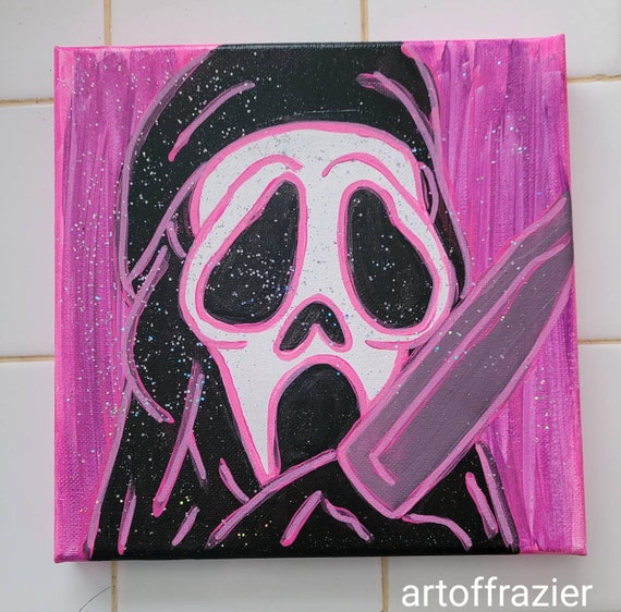 Pink Ghost Face - Etsy