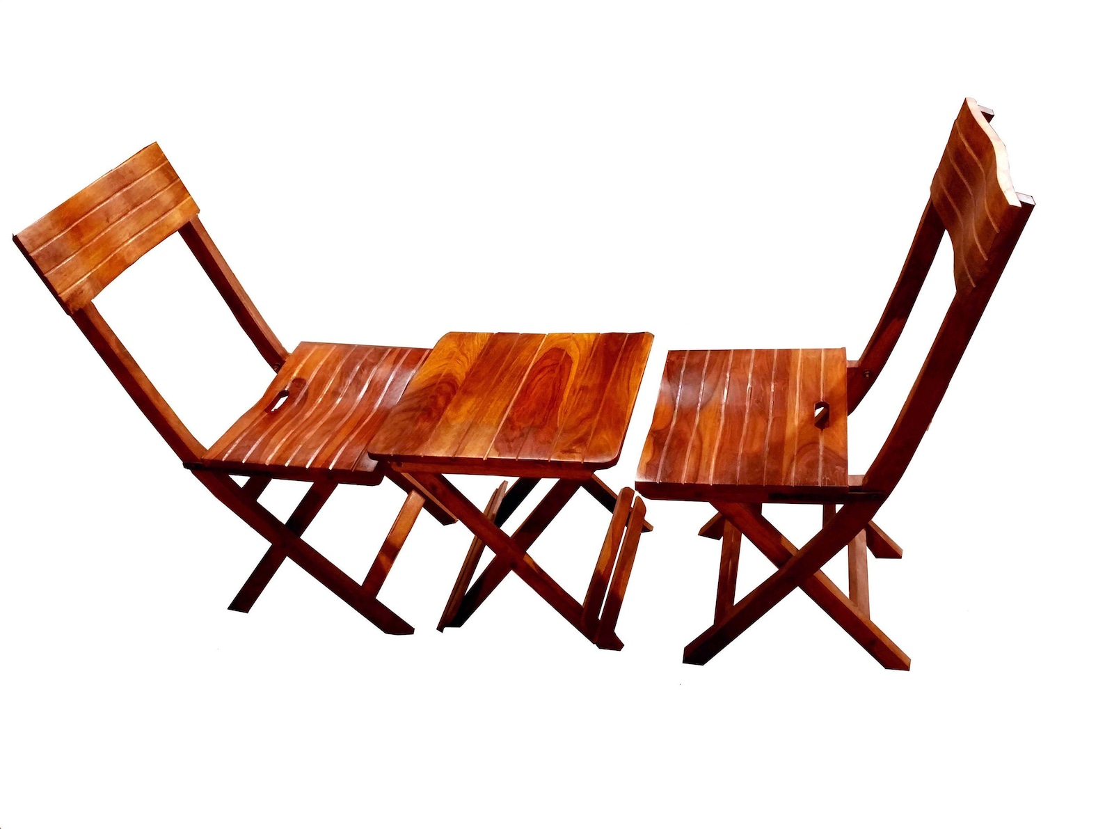 Wooden Folding Chairs and Wooden Folding Table Set Wooden - Etsy