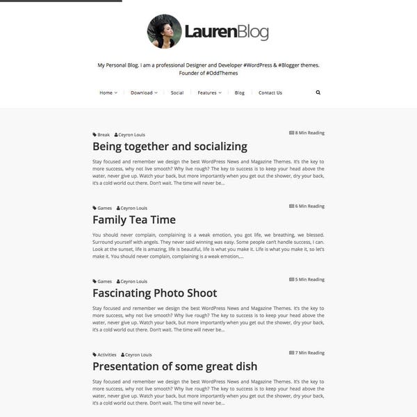 Blogger Template - Etsy