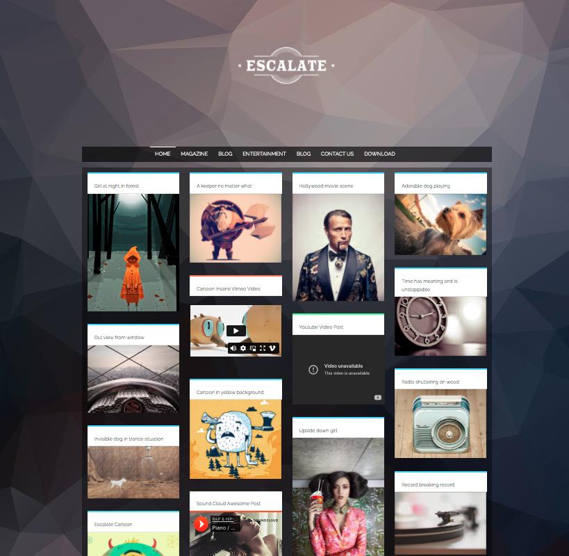 SALE Escalate Creative Blogger Template Premade - Etsy
