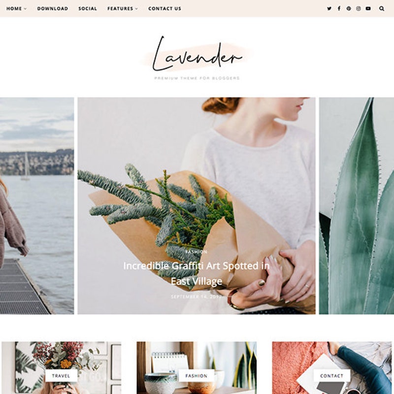 Blogger Template - Etsy