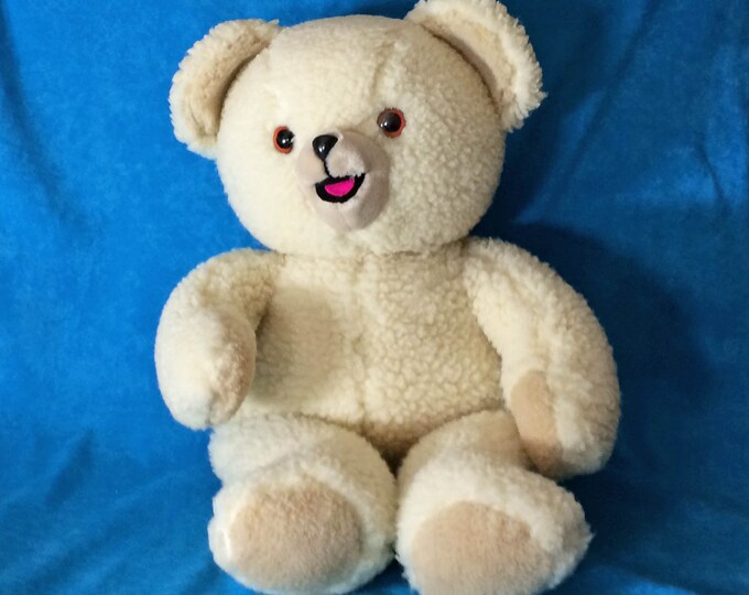 Huge Snuggle Bear Advertising Collectible 1980s Plush Stuffed Animal - Etsy