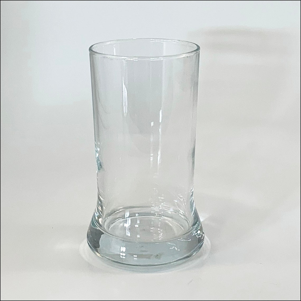 Vintage Clear Double Shot Glass - Etsy