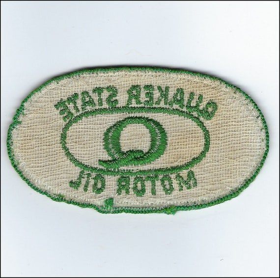 Quaker State Motor Oil Vintage Patch AS IS - Gem