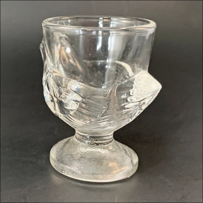 Vintage Glass Egg Cup - Etsy