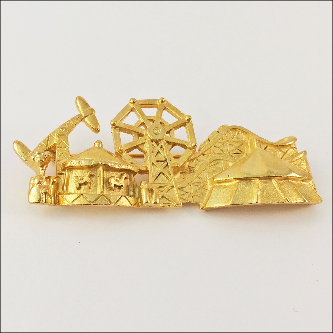 County Fair Vintage Danecraft Carnival Brooch Pin - Etsy