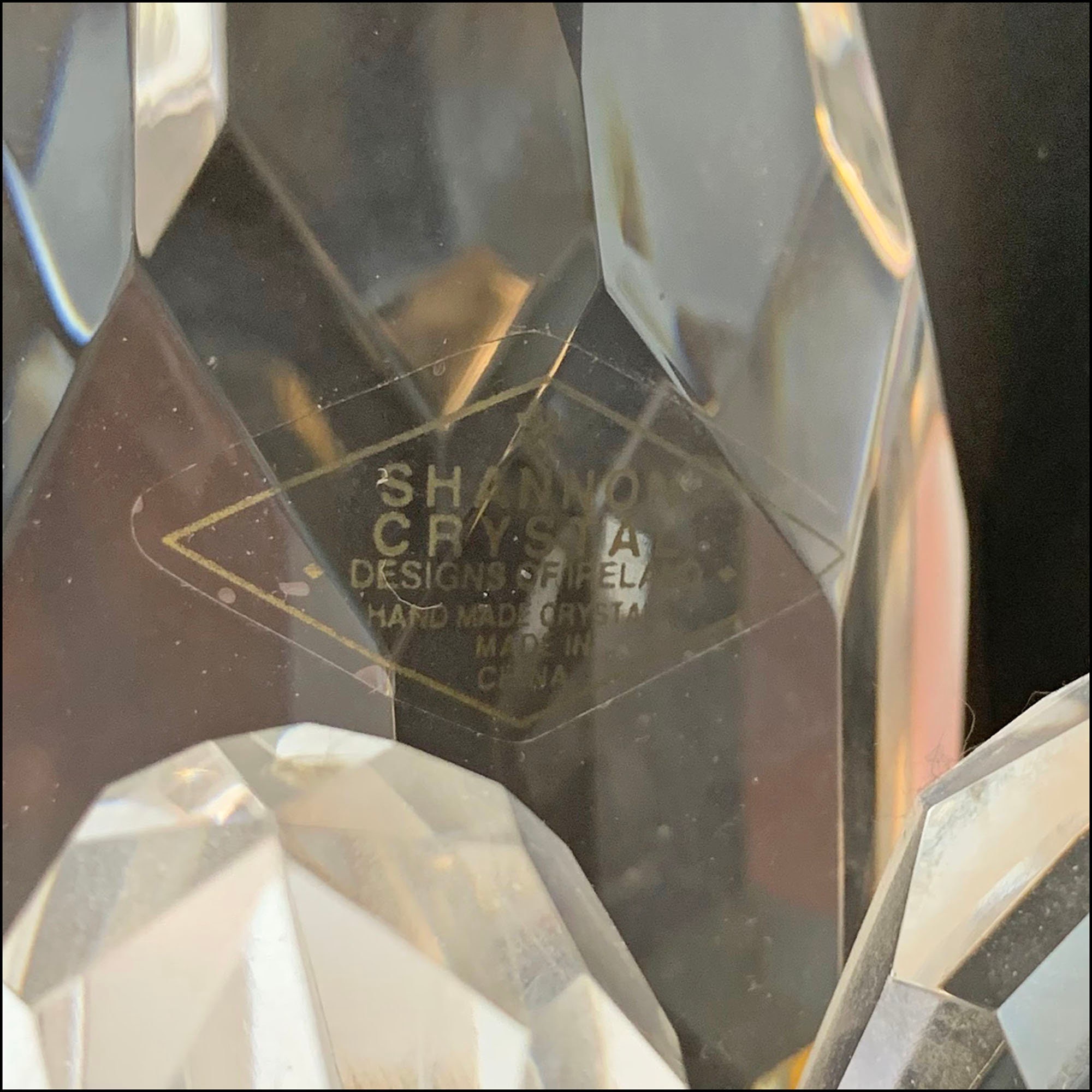 Shannon Crystal Vintage Cat Figurine | Etsy