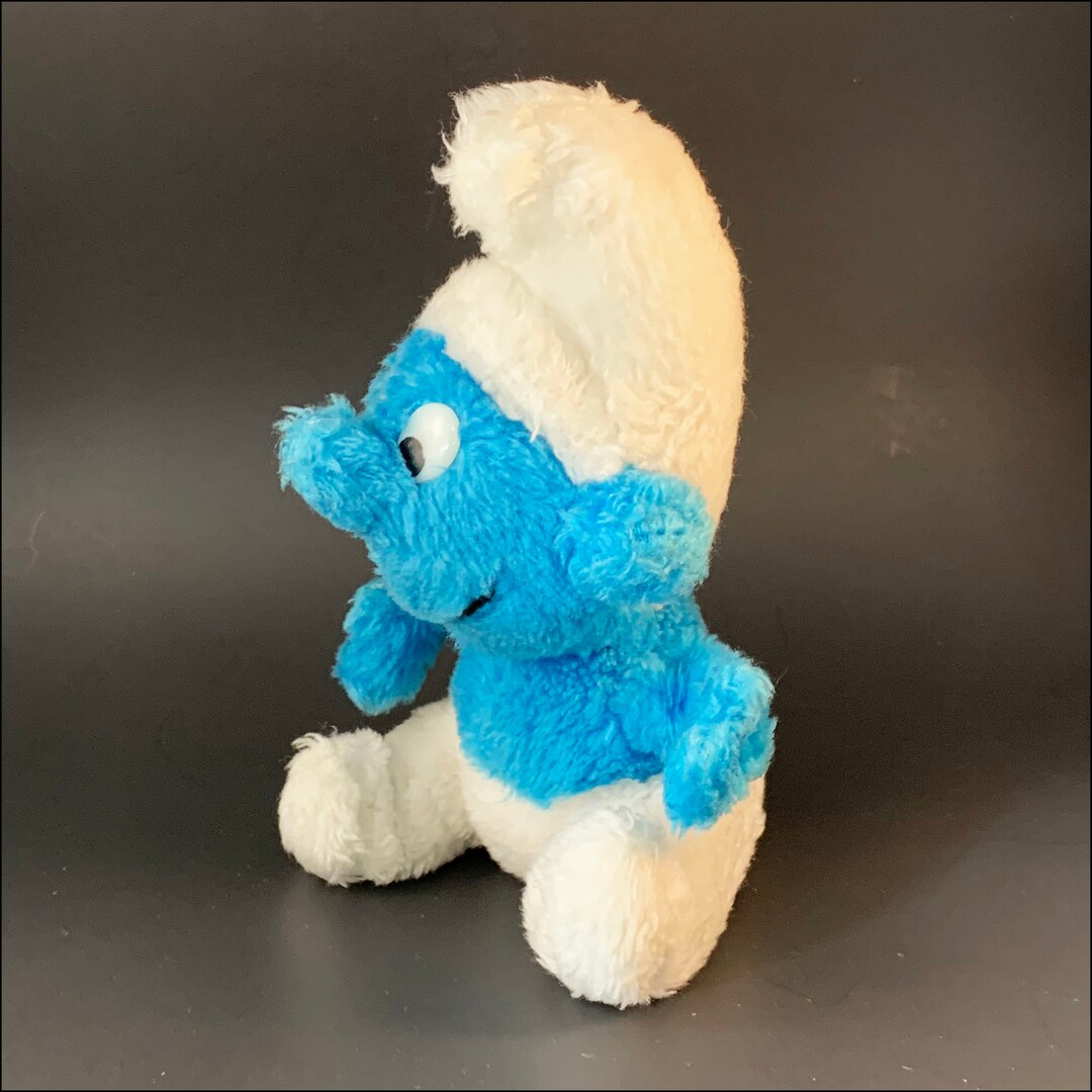 Vintage Smurf 1979 Russ Berrie Plushie - Etsy