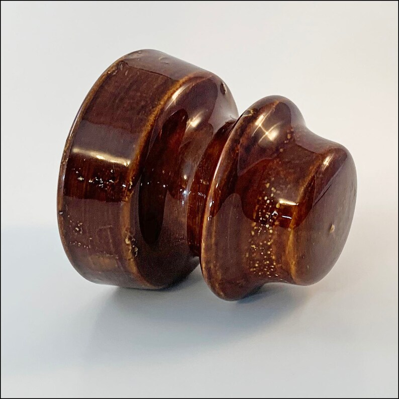 Brown Ceramic Vintage Locke 44 Insulator - Etsy