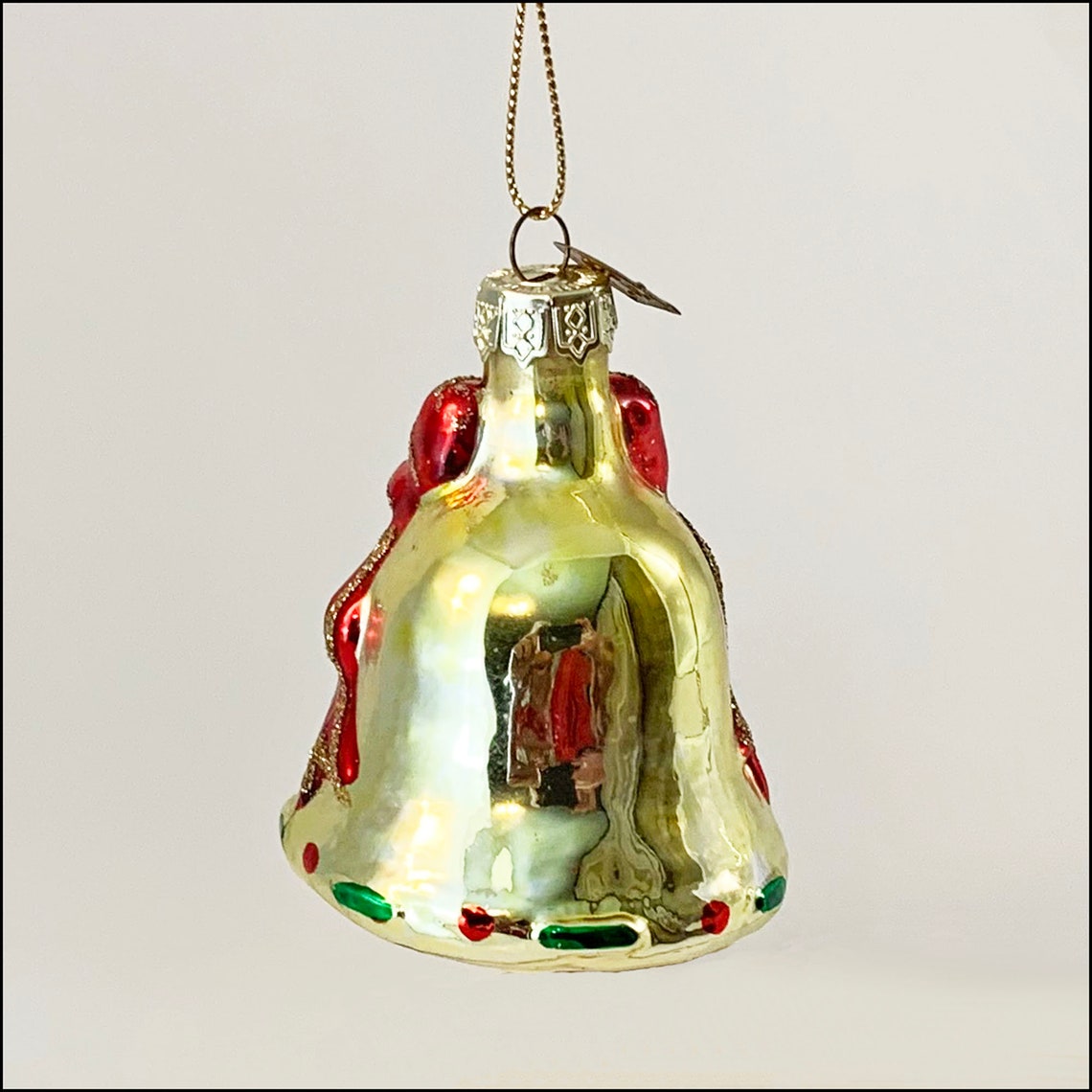 Vintage Glass Ornament Songbird Bell by Thomas Pacconi - Etsy