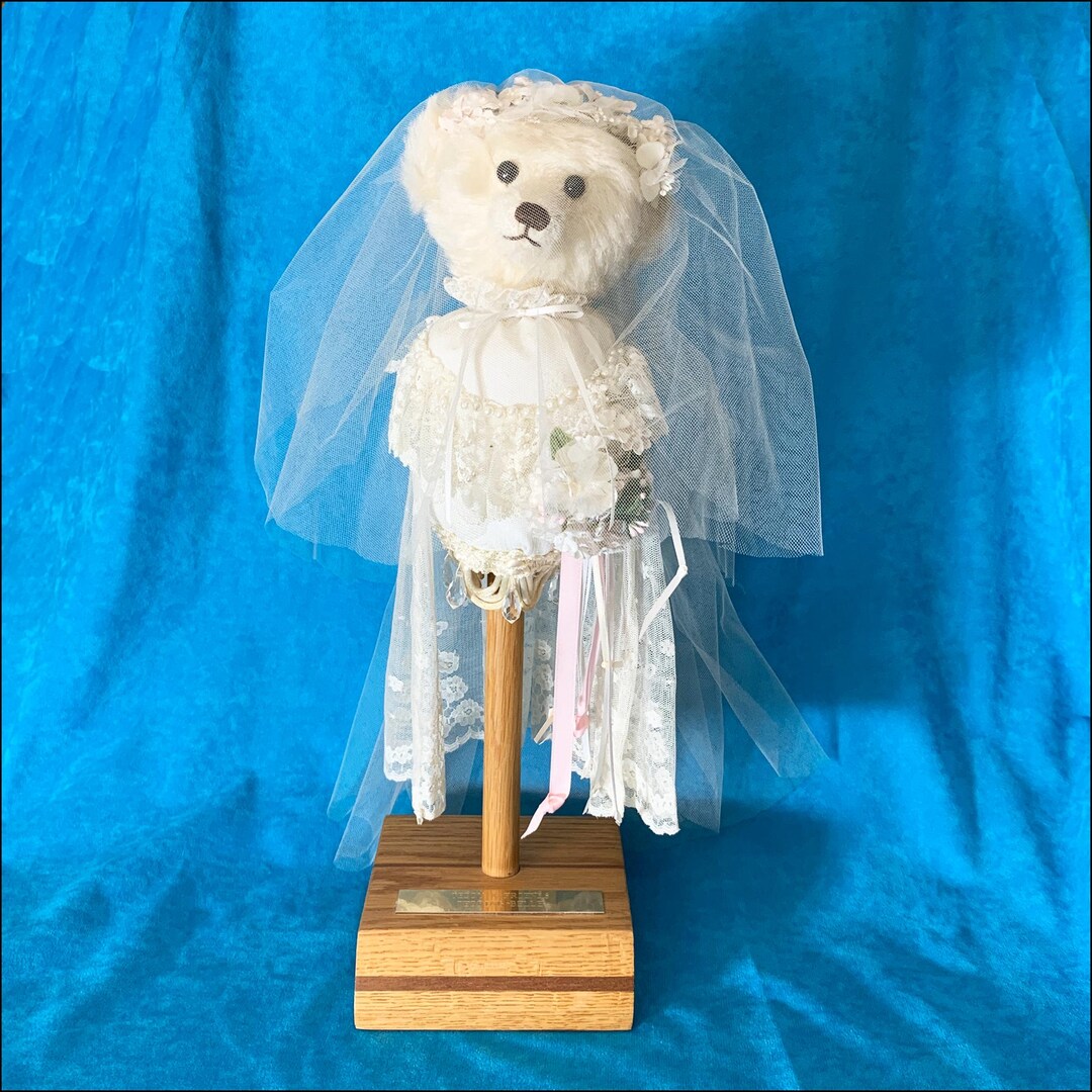 Wedding Belle Vintage Teddy Bear Display OOAK 17” - Etsy
