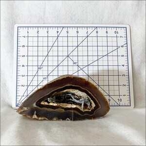 Large Geode Half With Pewter Scuba Diver and Shark - Etsy