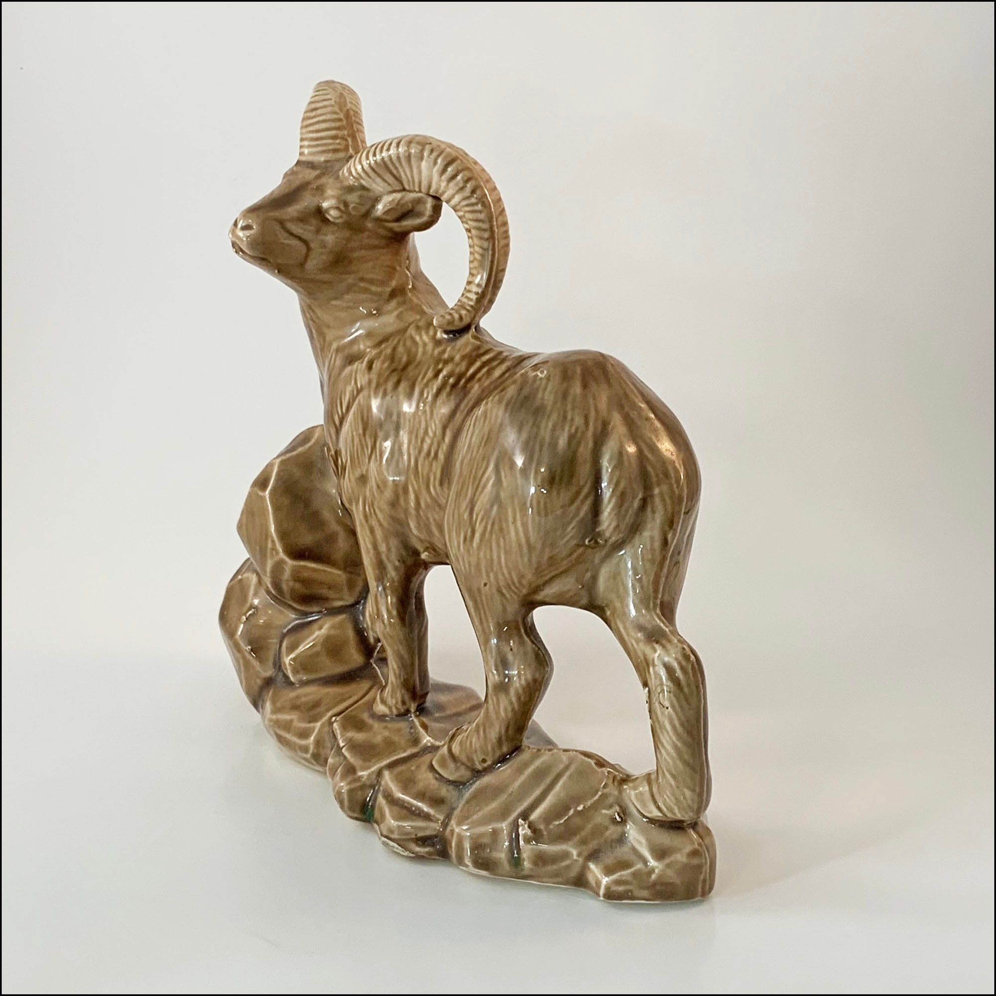 Bighorn Sheep Vintage Ceramic Figurine - Etsy