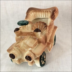 Vintage Pottery Car Ceramic Planter - Etsy