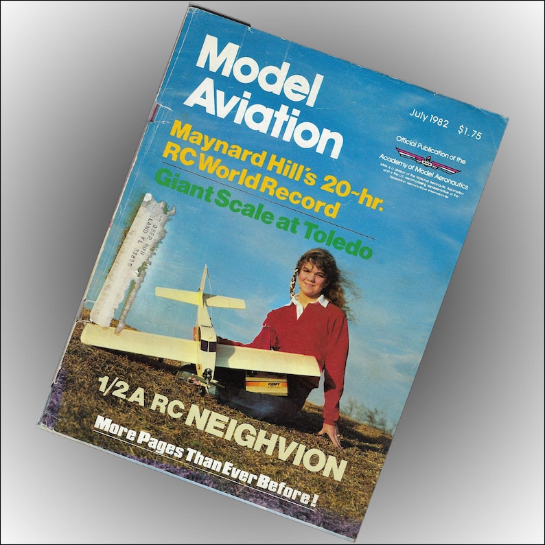 1982 Model Aviation Vintage Magazine - Etsy