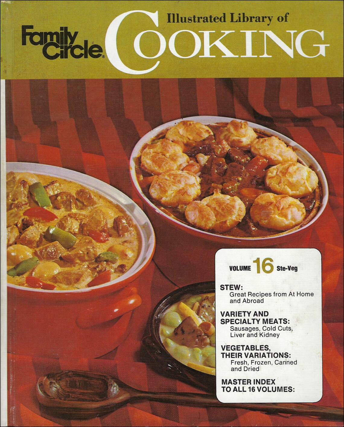 Vintage 1970s Cookbook Family Circle Illustrated Library of | Etsy