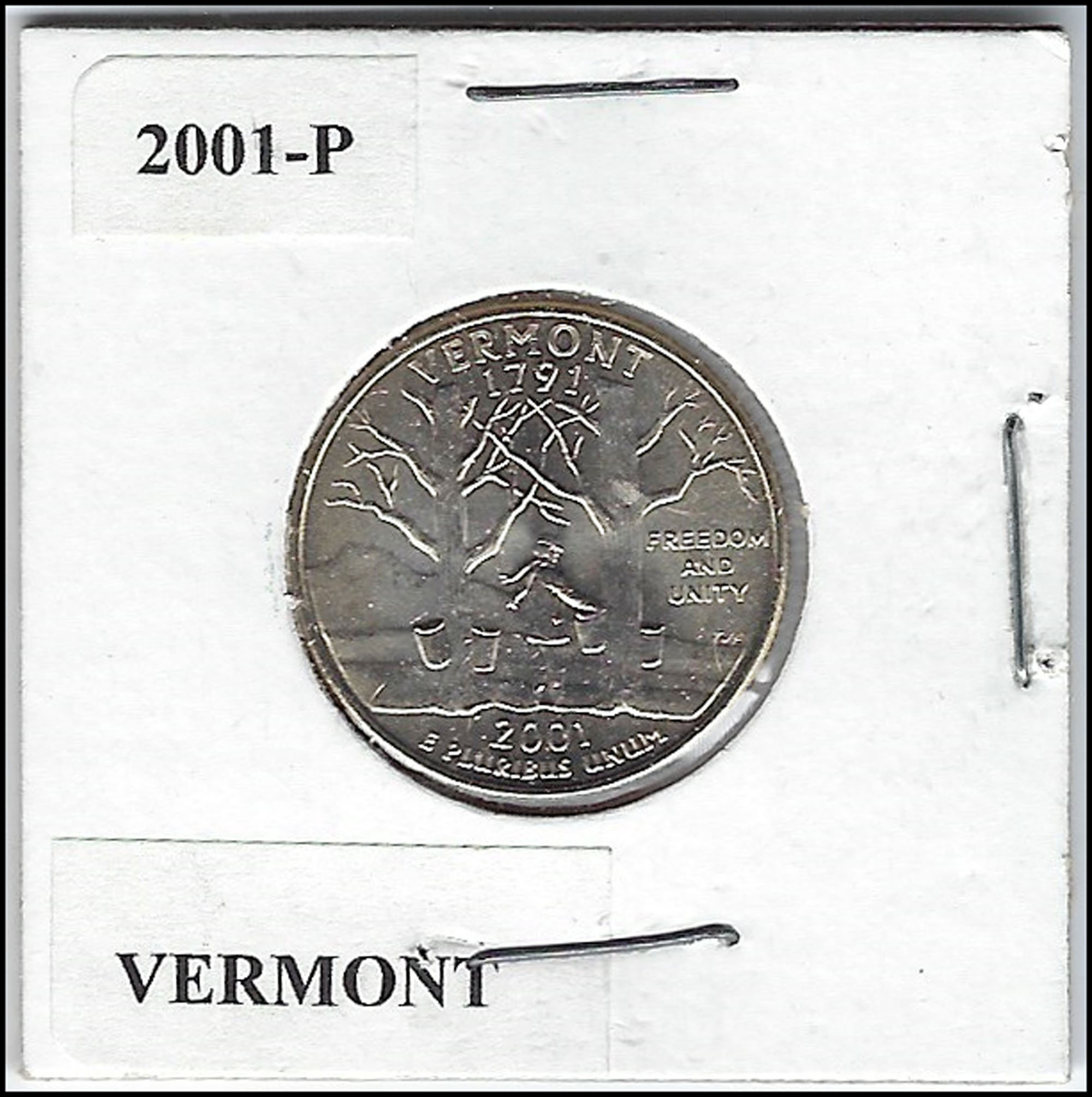 2001-P State Quarters Uncirculated 5 Pc - Etsy