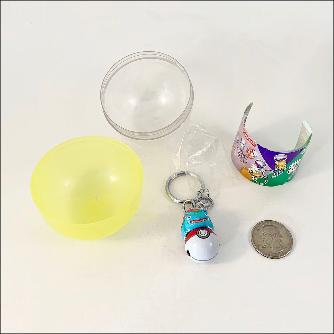 Pokemon Venusaur With Pokeball Jingle Bell Vintage Key Chain - Etsy