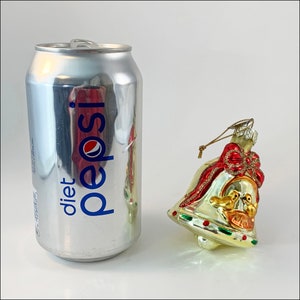 Vintage Glass Ornament Songbird Bell by Thomas Pacconi - Etsy