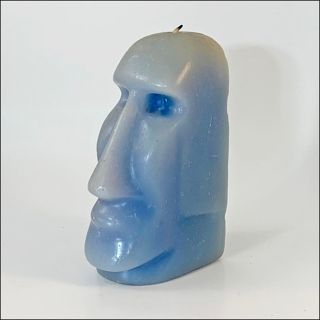 Vintage Moai Statue 1971 Hawaiian Candle - Etsy