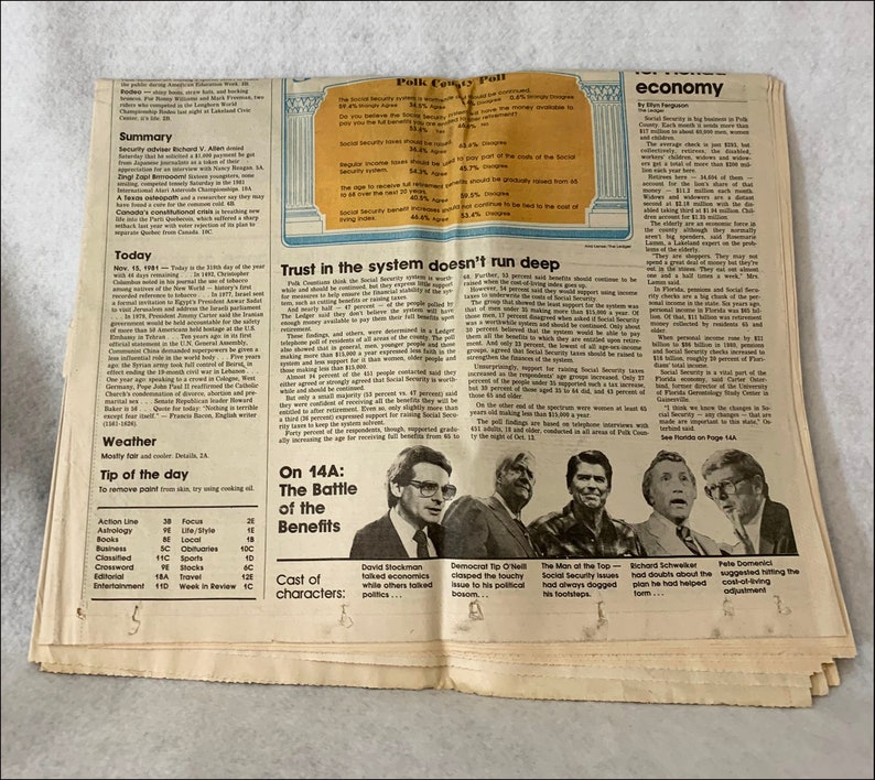 Columbia Landing 1981 the Ledger Newspaper - Etsy