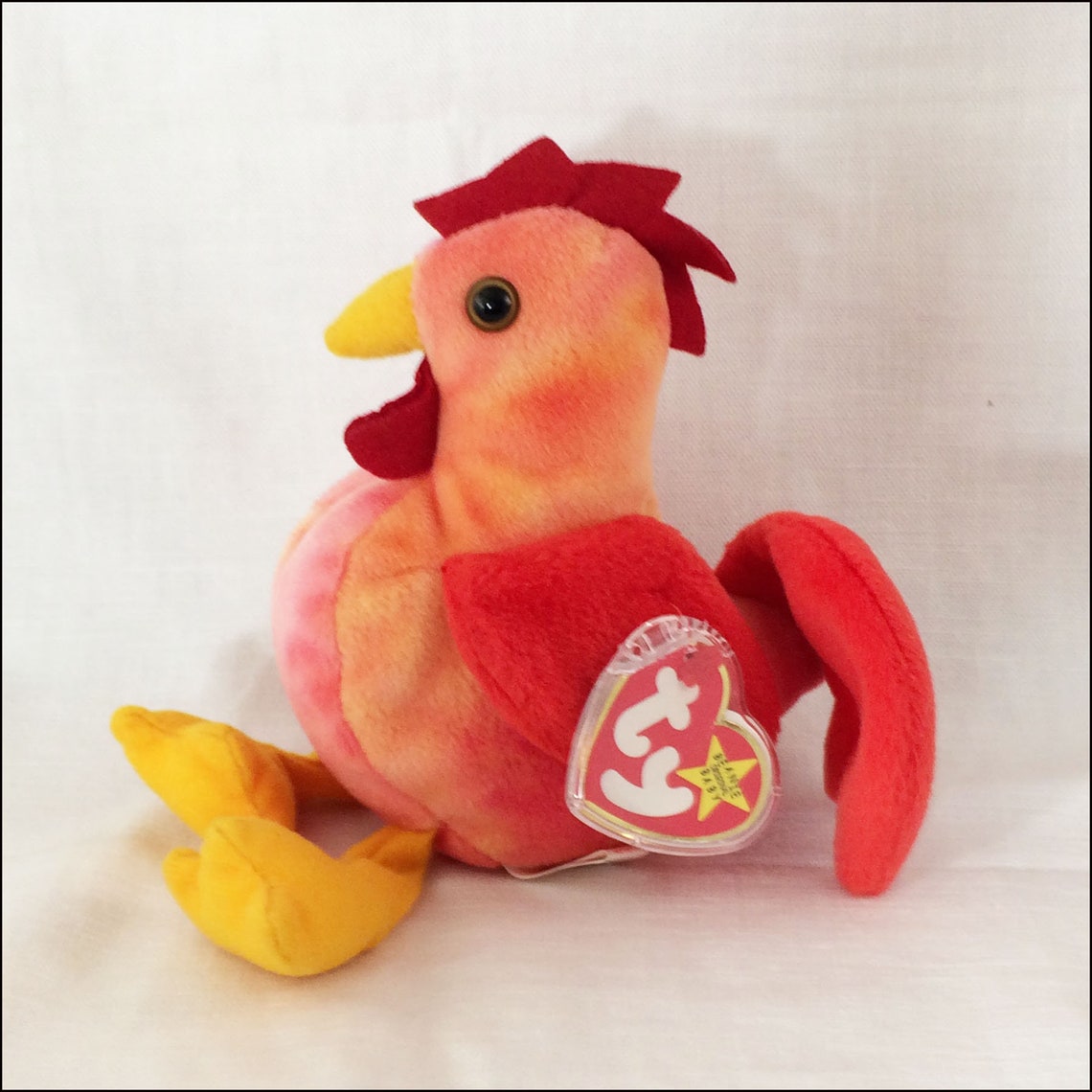 Ty Beanie Baby Strut the Rooster 1990s | Etsy