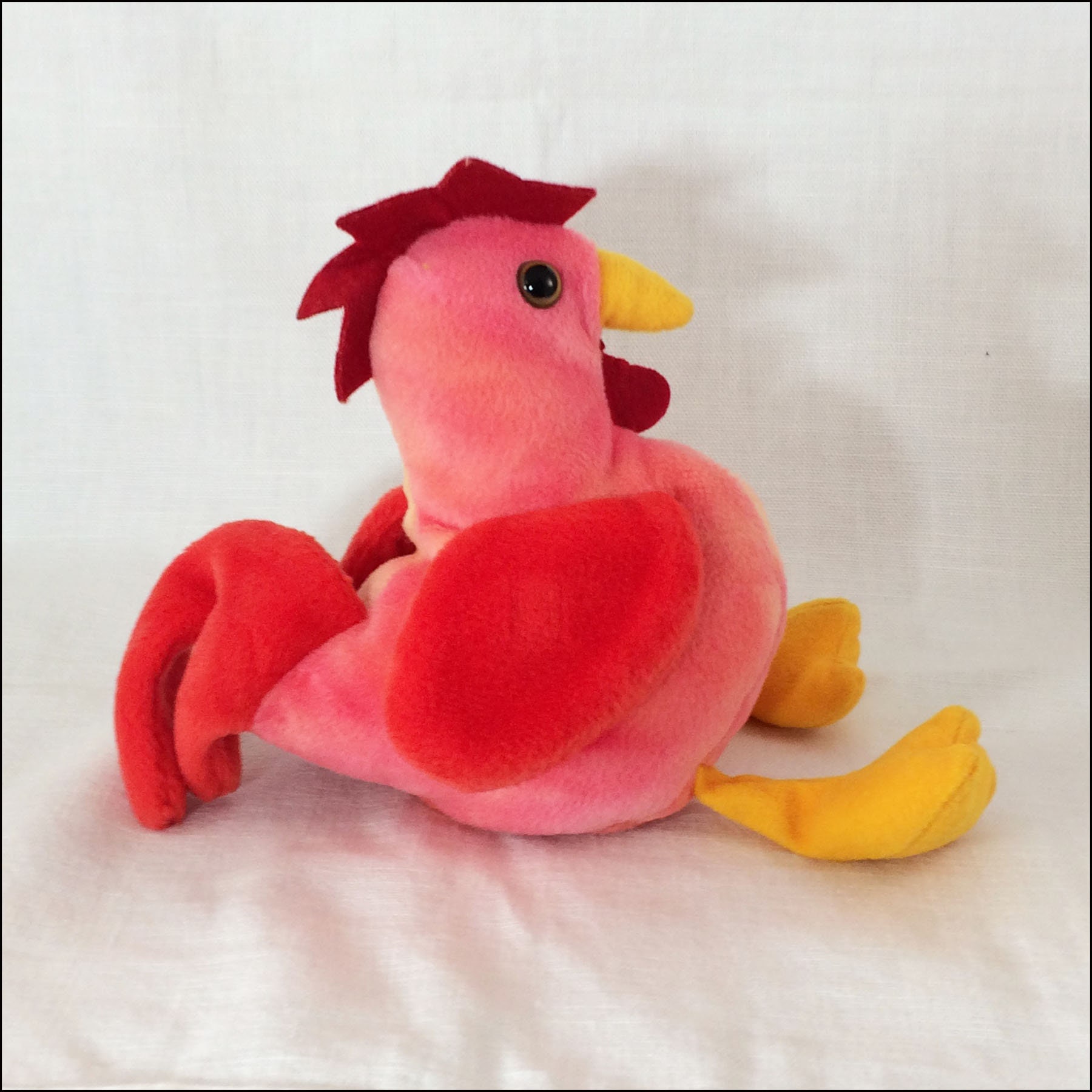 Ty Beanie Baby Strut the Rooster 1990s | Etsy