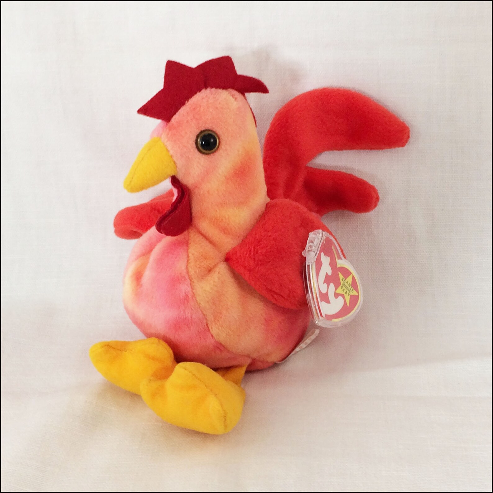 Ty Beanie Baby Strut the Rooster 1990s | Etsy
