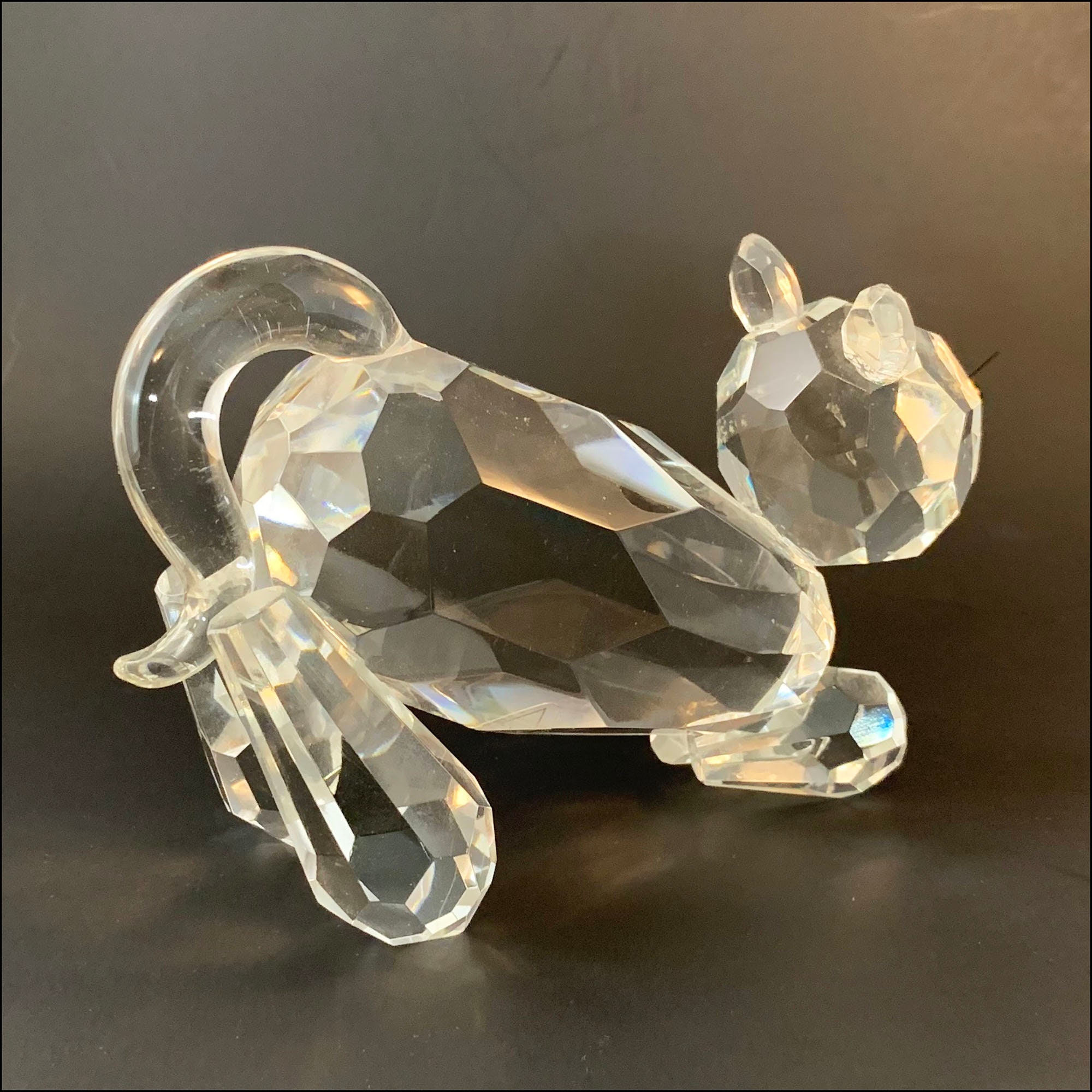 Shannon Crystal Vintage Cat Figurine - Etsy
