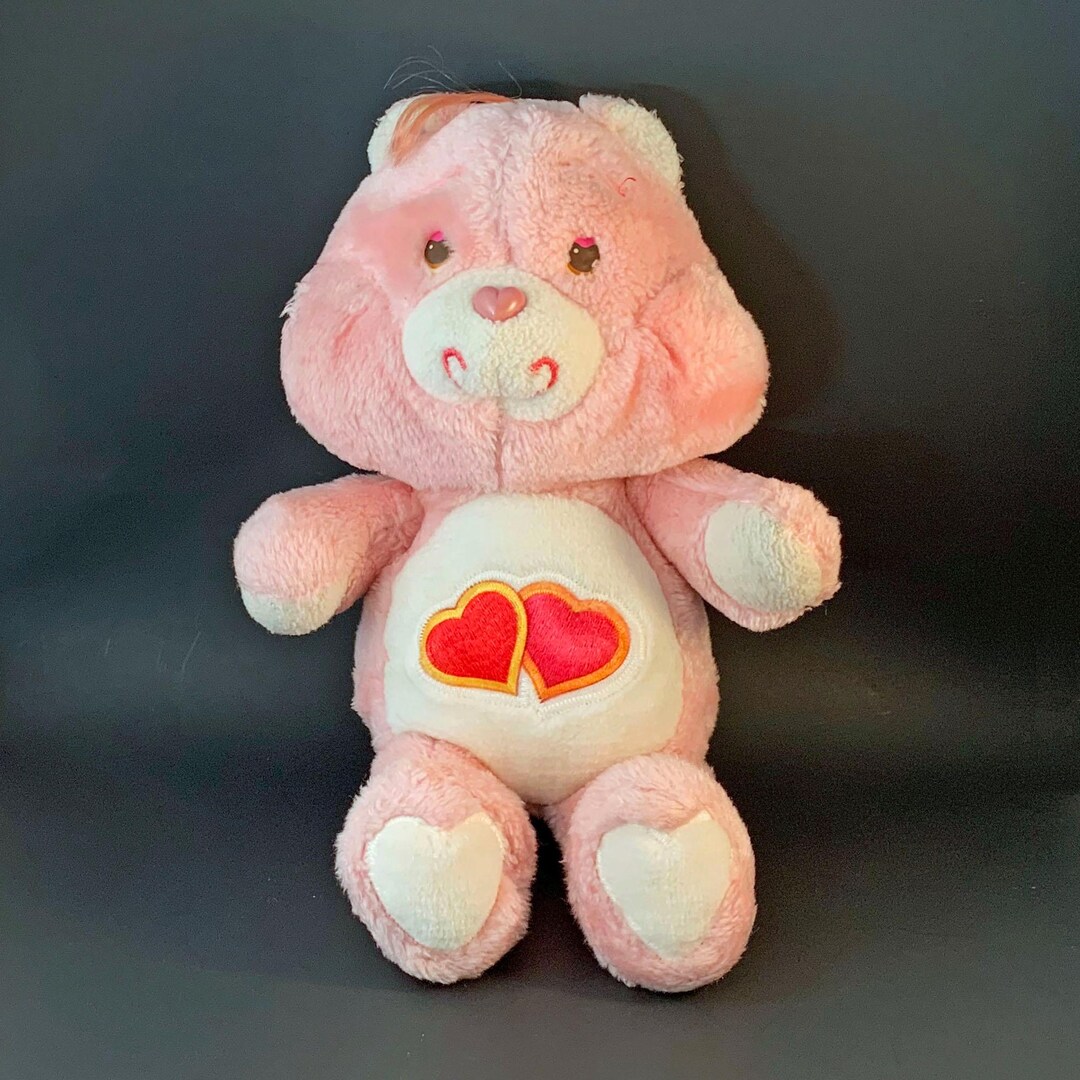 Vintage 1983 Kenner Care Bears Plush Luv A Lot Teddy Bear 13" - Etsy