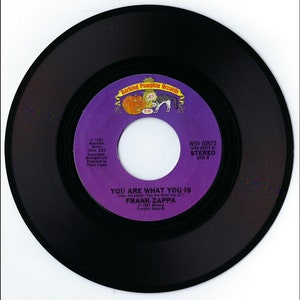 Frank and Moon Zappa 1982 Valley Girl 45 Record - Etsy