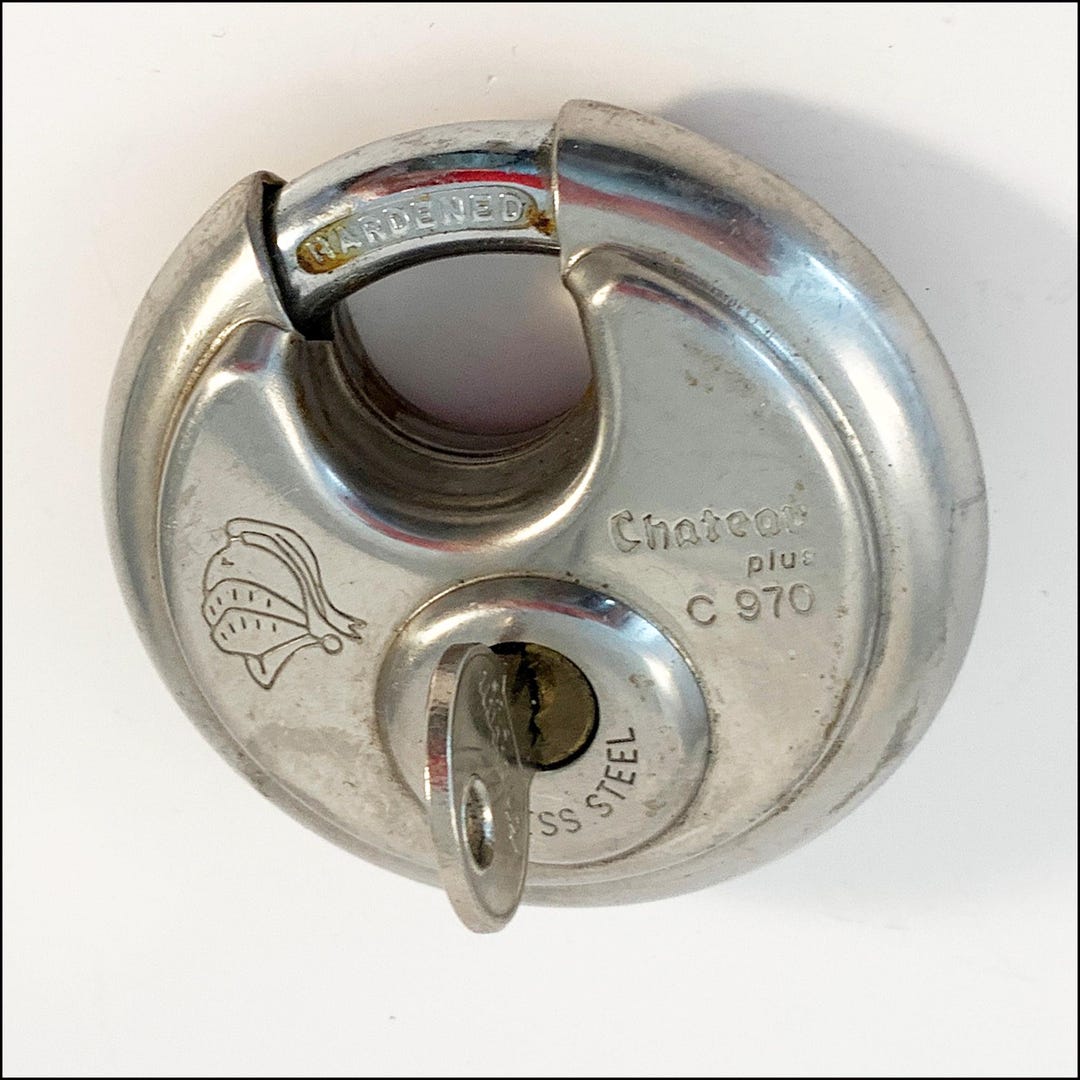 Chateau Plus Stainless Steel Vintage Padlock With 2 Keys - Etsy